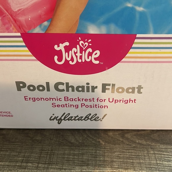 Justice | Party Supplies | New Justice Pool Chair Float Pink Spiral ...